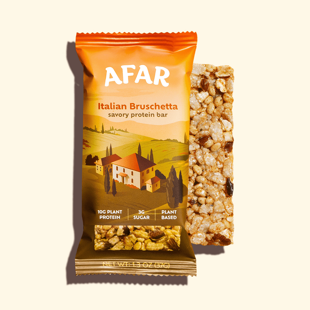 Afar Savory Protein Bar | Low Sugar, Vegan, Gluten-Free | Products ...