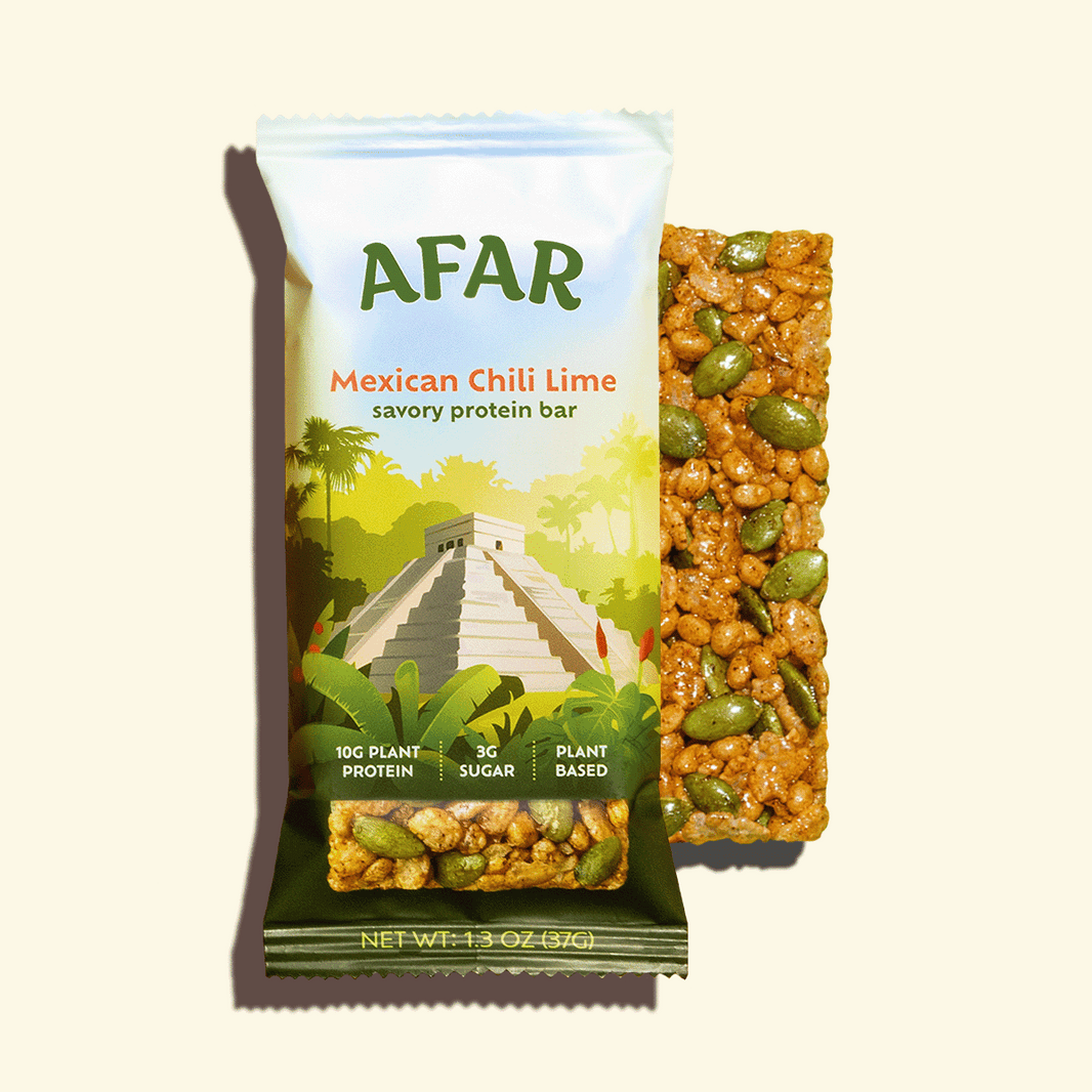 Afar Savory Protein Bar | Low Sugar, Vegan, Gluten-Free | Products ...