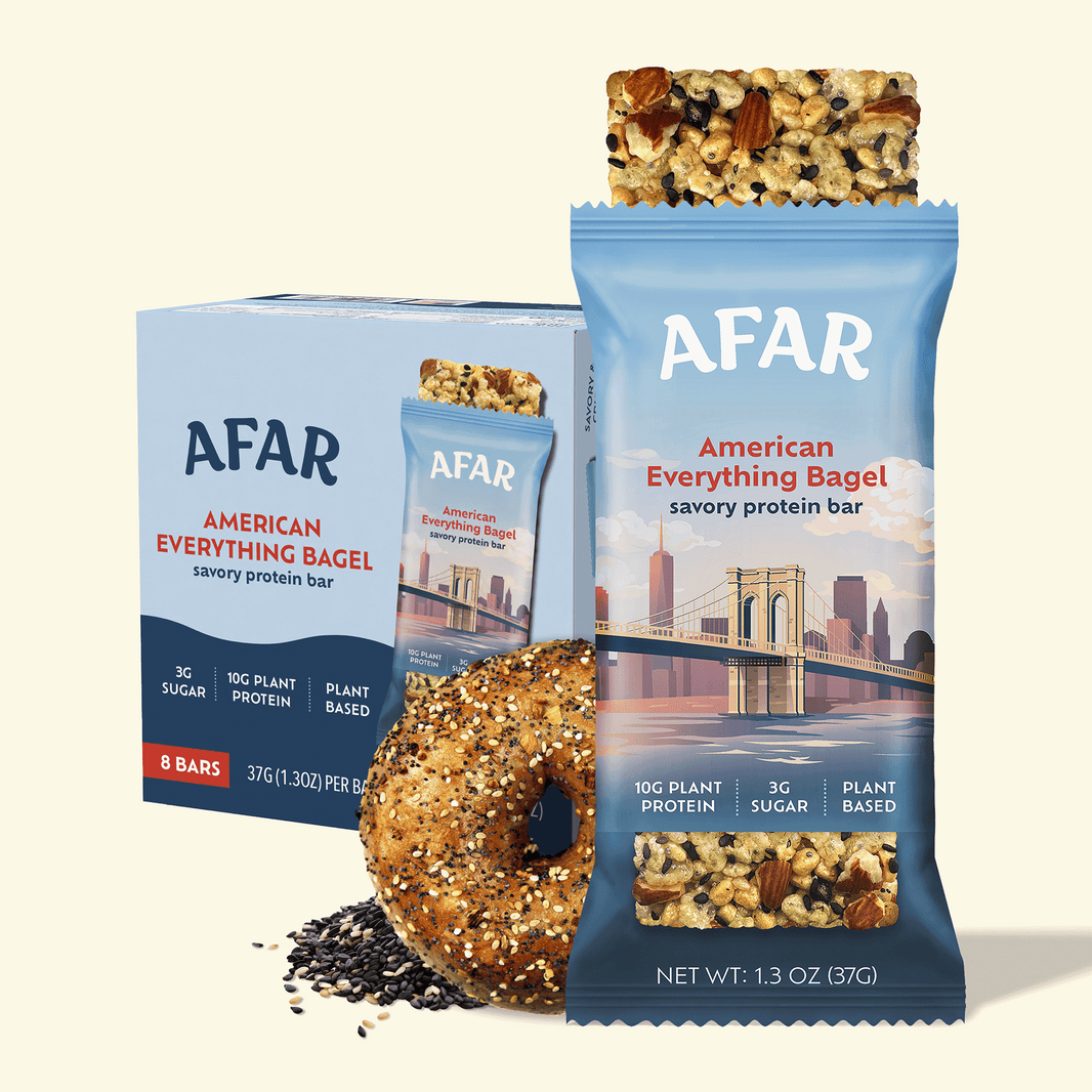 Afar Savory Protein Bar | Low Sugar, Vegan, Gluten-Free | Products ...