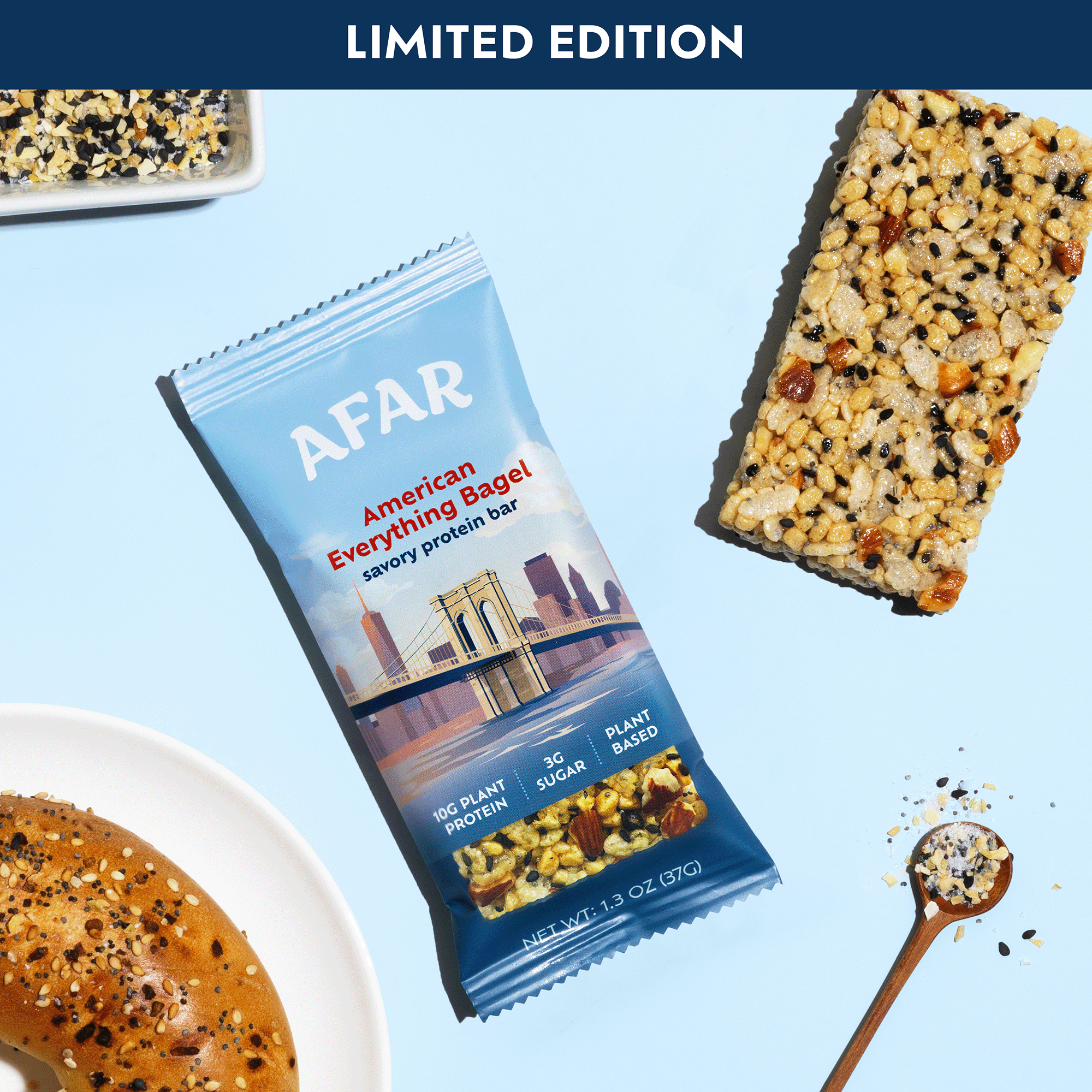 Afar Savory Protein Bar | Low Sugar, Vegan, Gluten-Free | Products ...