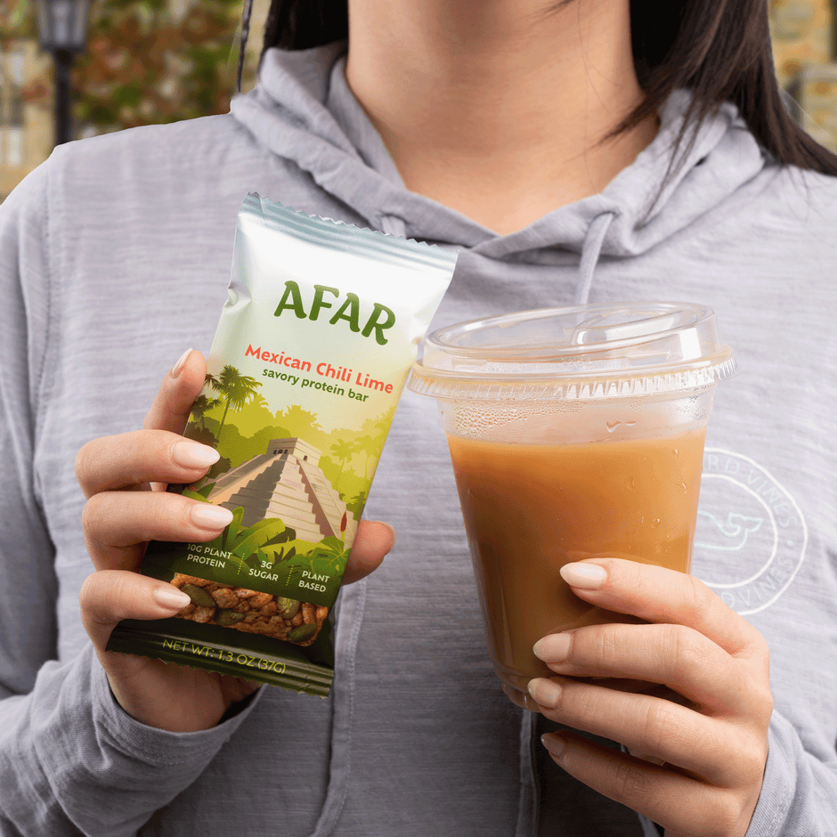 Afar Savory Protein Bar | Low Sugar, Vegan, Gluten-Free | Products ...
